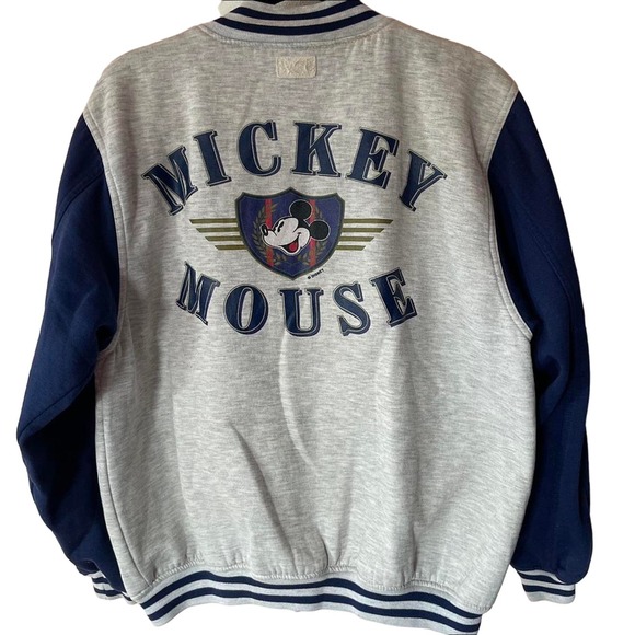 Disney | Jackets & Coats | Vintage 9s Mickey Mouse Varsity Jacket Adult ...